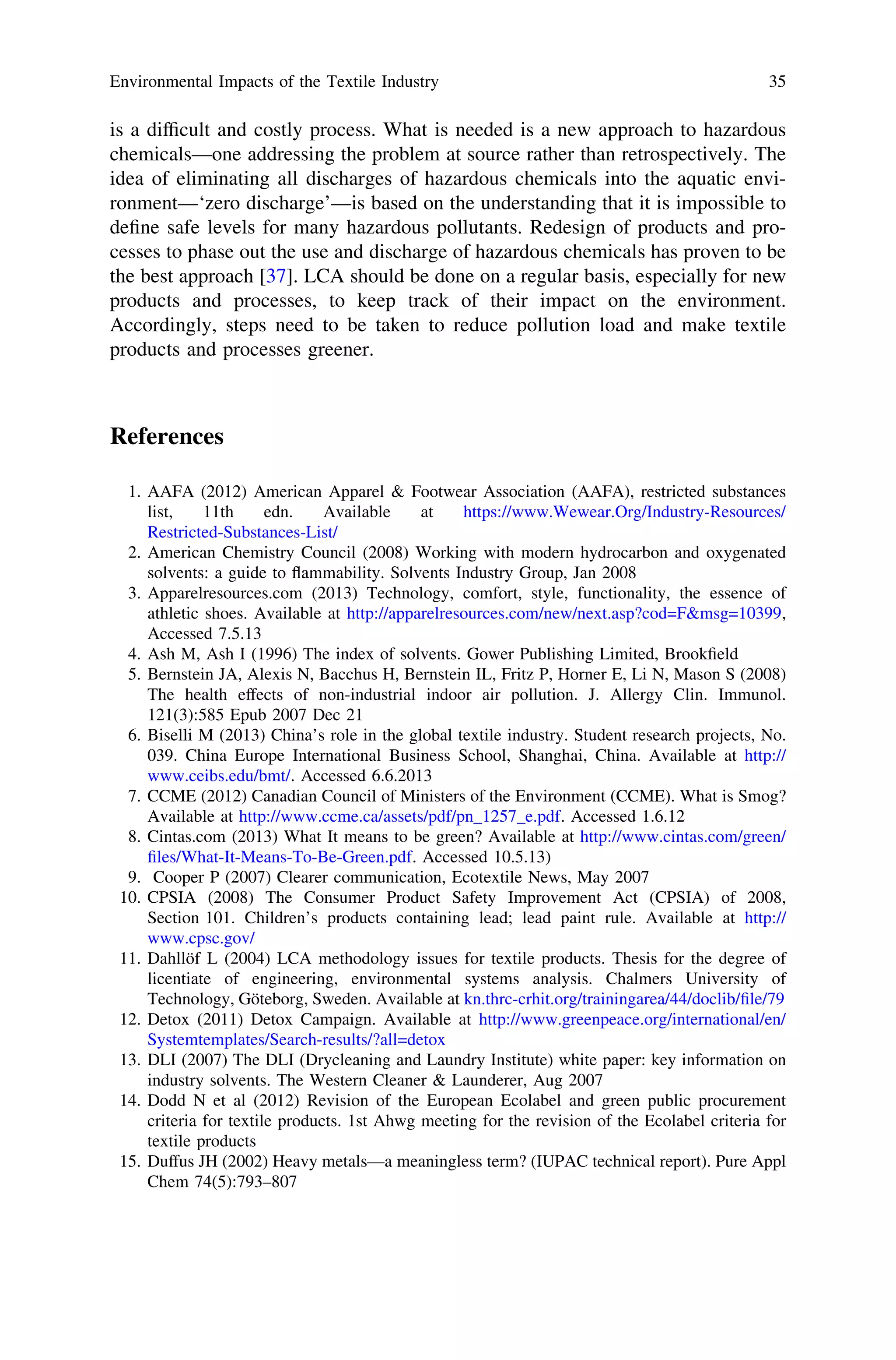 EnvironmentalImpactsoftheTextileIndustryandItsAssessmentThroughLifeCycl ...