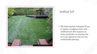 Environmental impacts of turfgrass | PPT