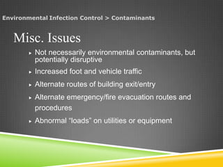 Environmental infection control | PPT