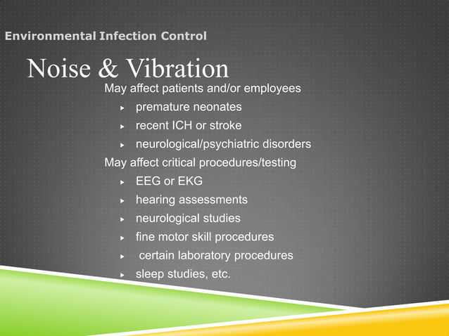 Environmental infection control | PPT