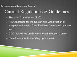 Environmental infection control | PPT