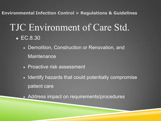 Environmental infection control | PPT