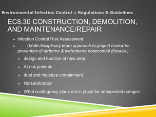 Environmental infection control | PPT