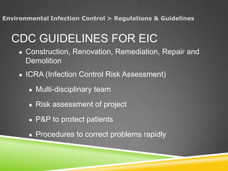 Environmental infection control | PPT