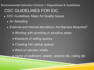 Environmental infection control | PPT