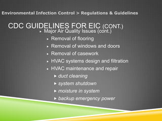 Environmental infection control | PPT