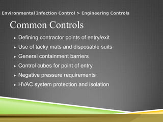 Environmental infection control | PPT