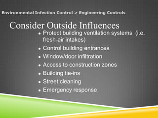 Environmental infection control | PPT