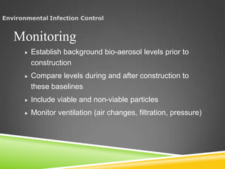 Environmental infection control | PPT
