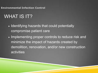 Environmental infection control | PPT