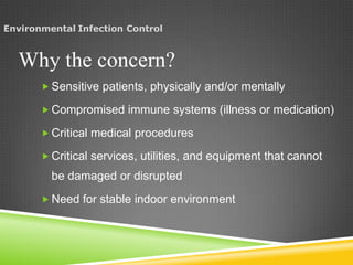 Environmental infection control | PPT