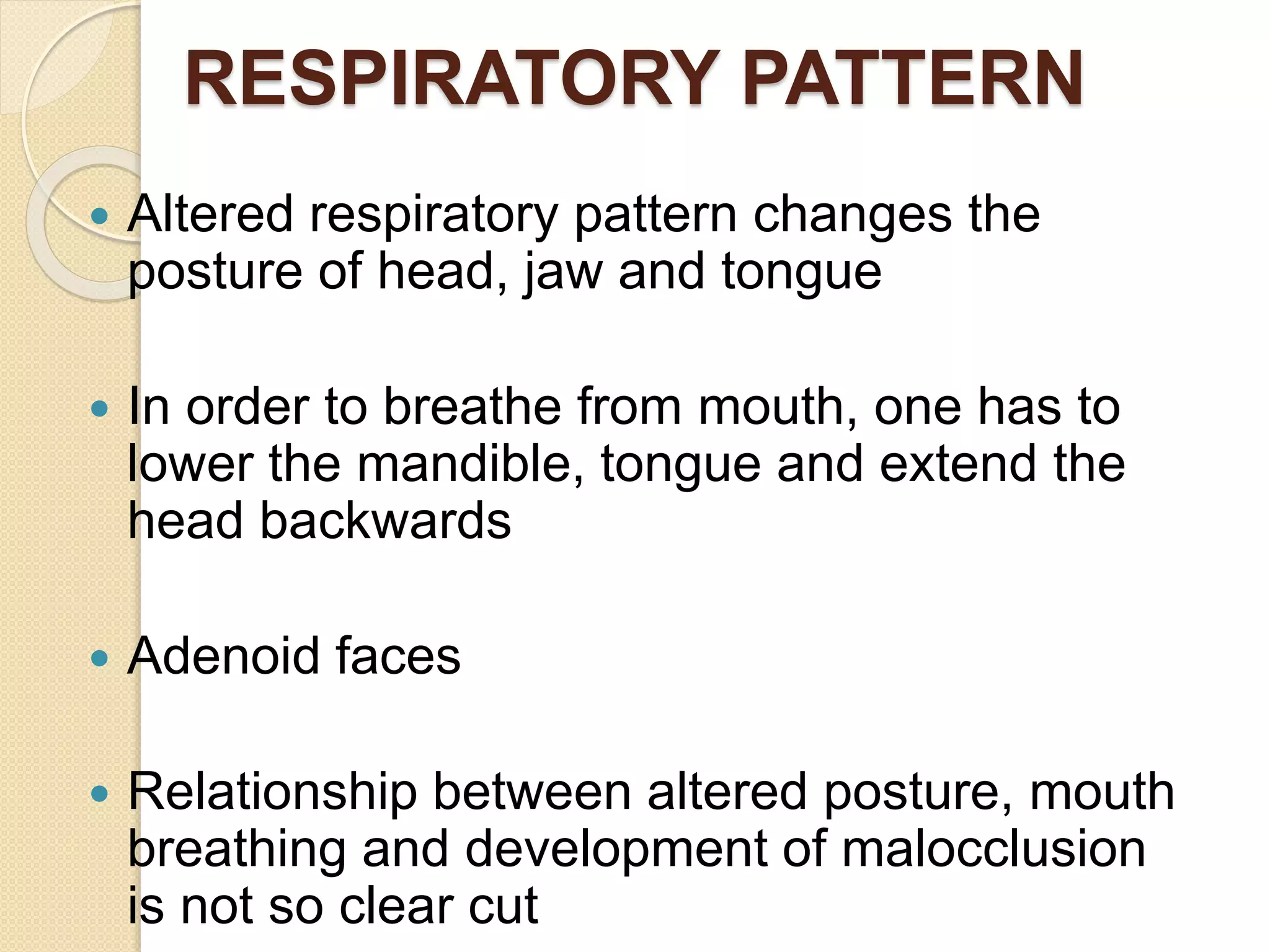 Environmental influences on malocclusion | PPTX