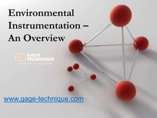 Environmental instrumentation – an overview | PPSX