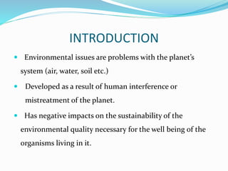 Environmental issues | PPTX