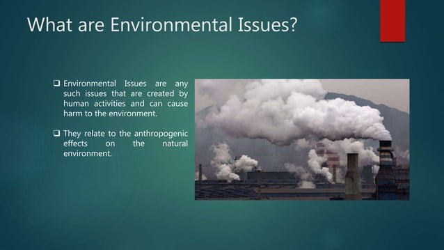 Environmental issues | PPTX