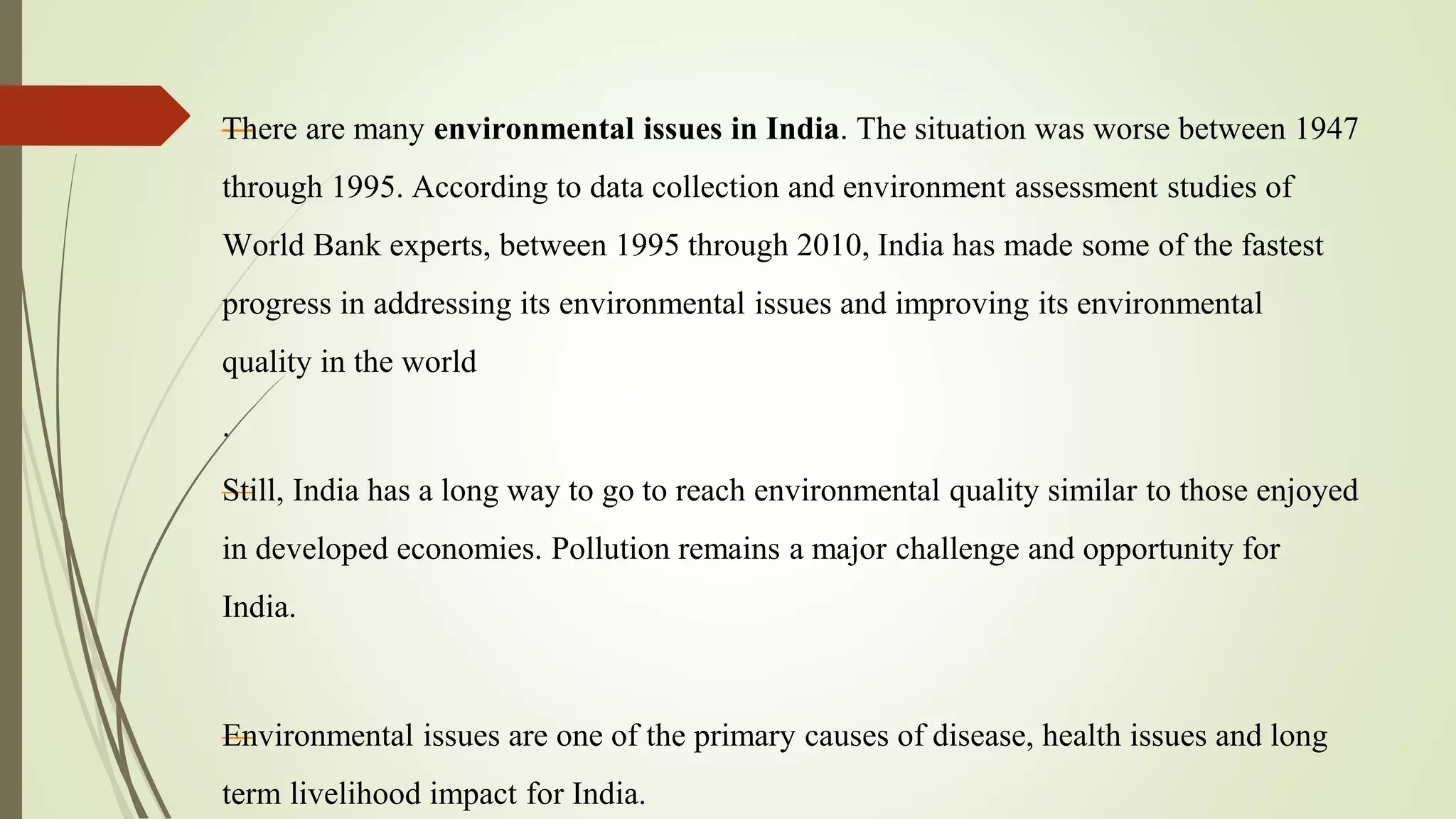 National and International Environmental issues | PPTX