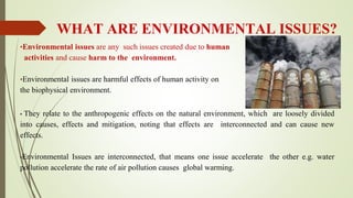 National and International Environmental issues | PPTX