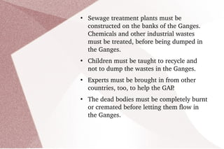 Environmental issues-The ganges issue | PPT