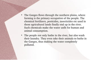 Environmental issues-The ganges issue | PPT