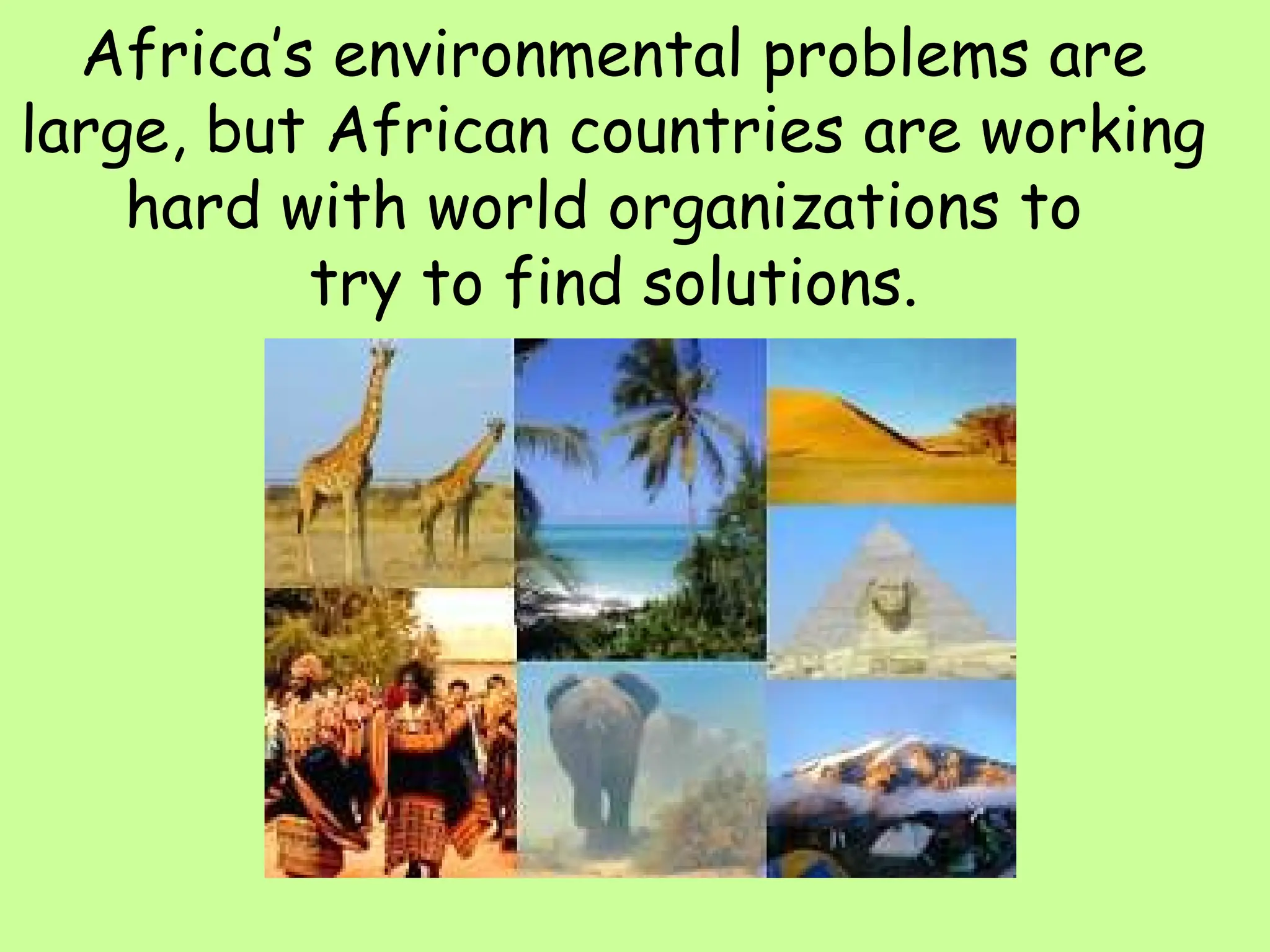 Environmental Issues Across Africa SS7G2a PowerPoint.ppt