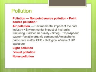 Environmental issues , effects and mitigation By Mr Allah Dad Khan ...