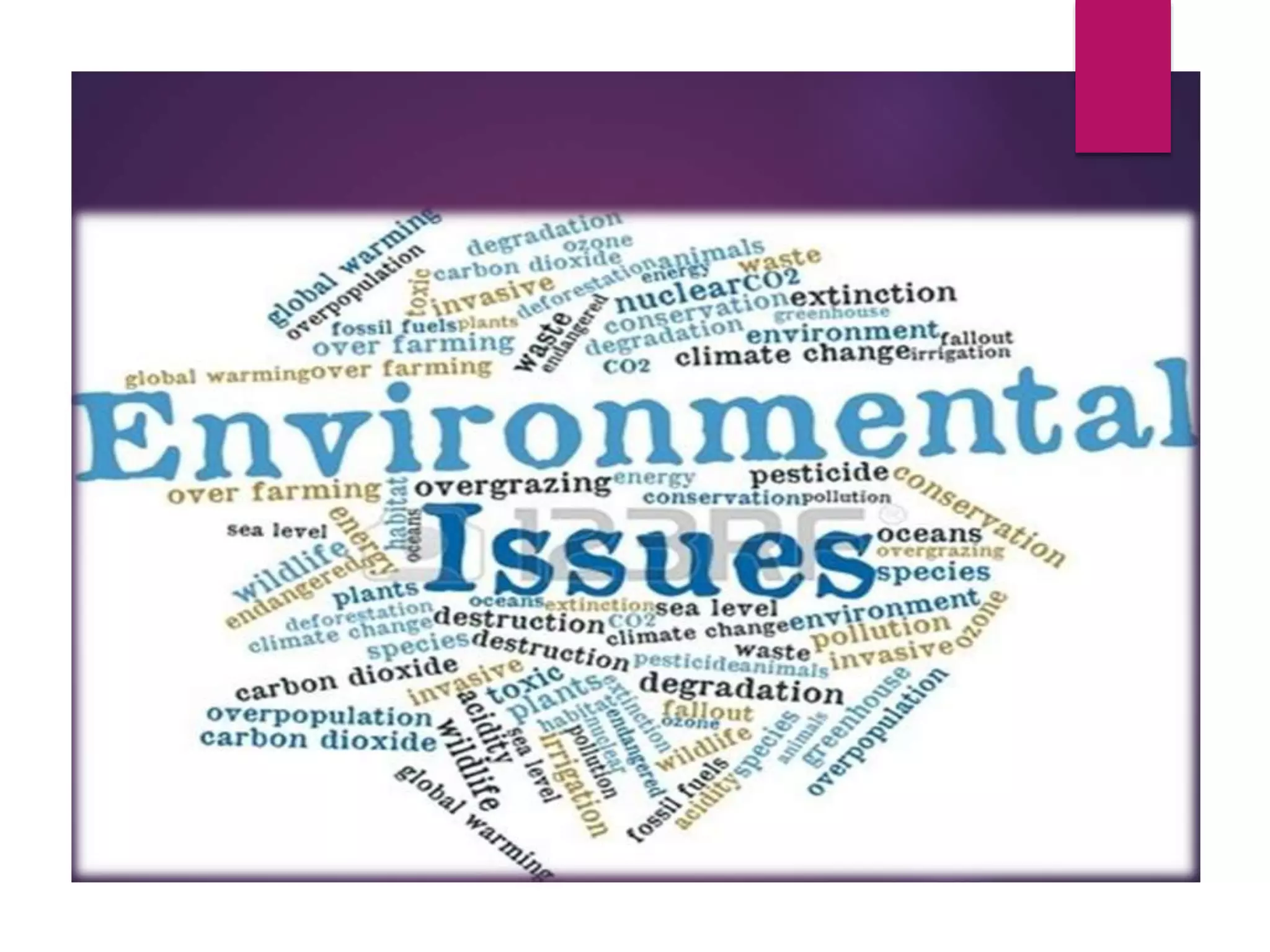 MOST IMPORTANT ENVIRONMENTAL ISSUES | PPT