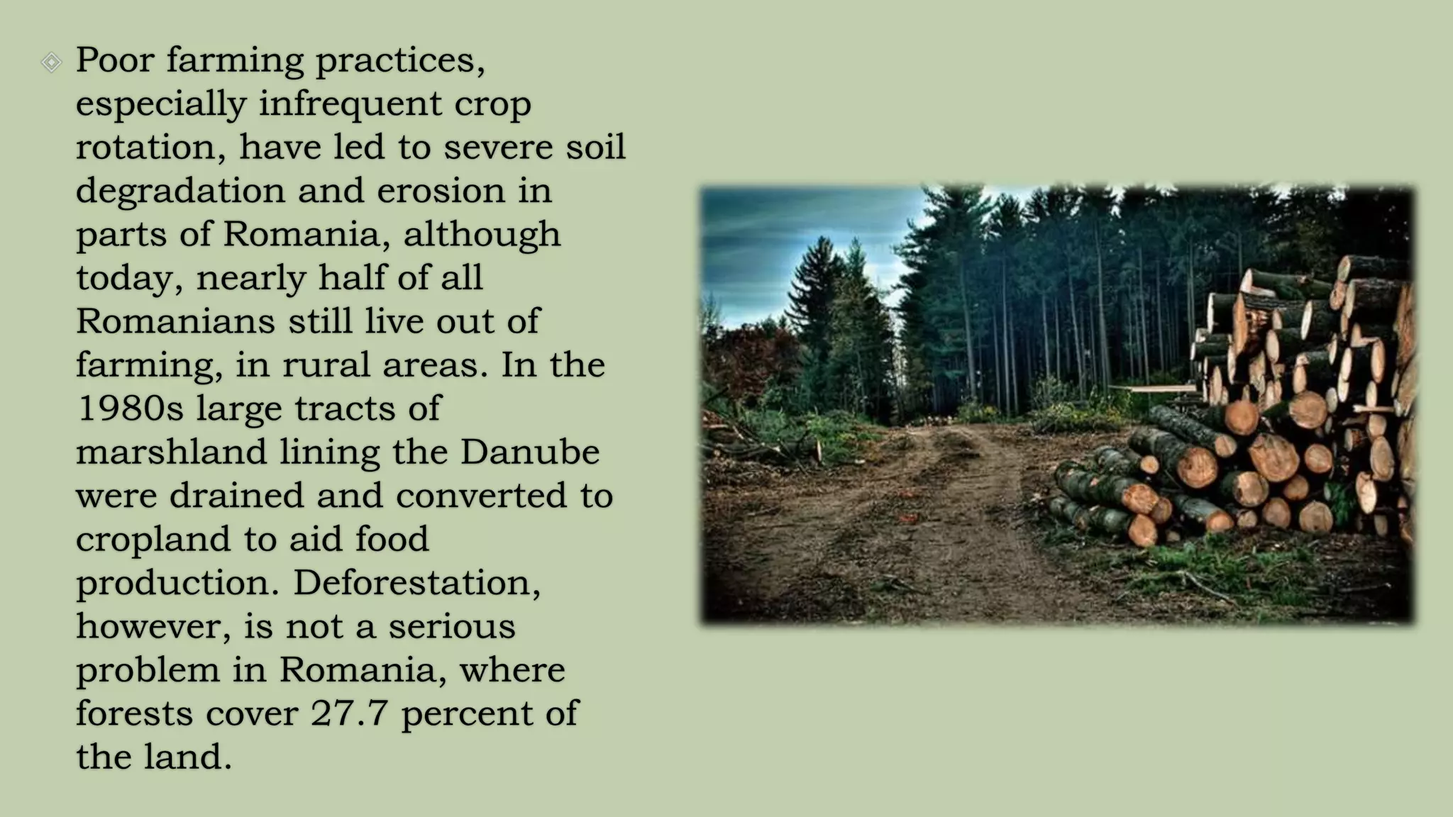 Environmental issues in romania | PPTX