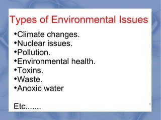 Environmental issues | PPT