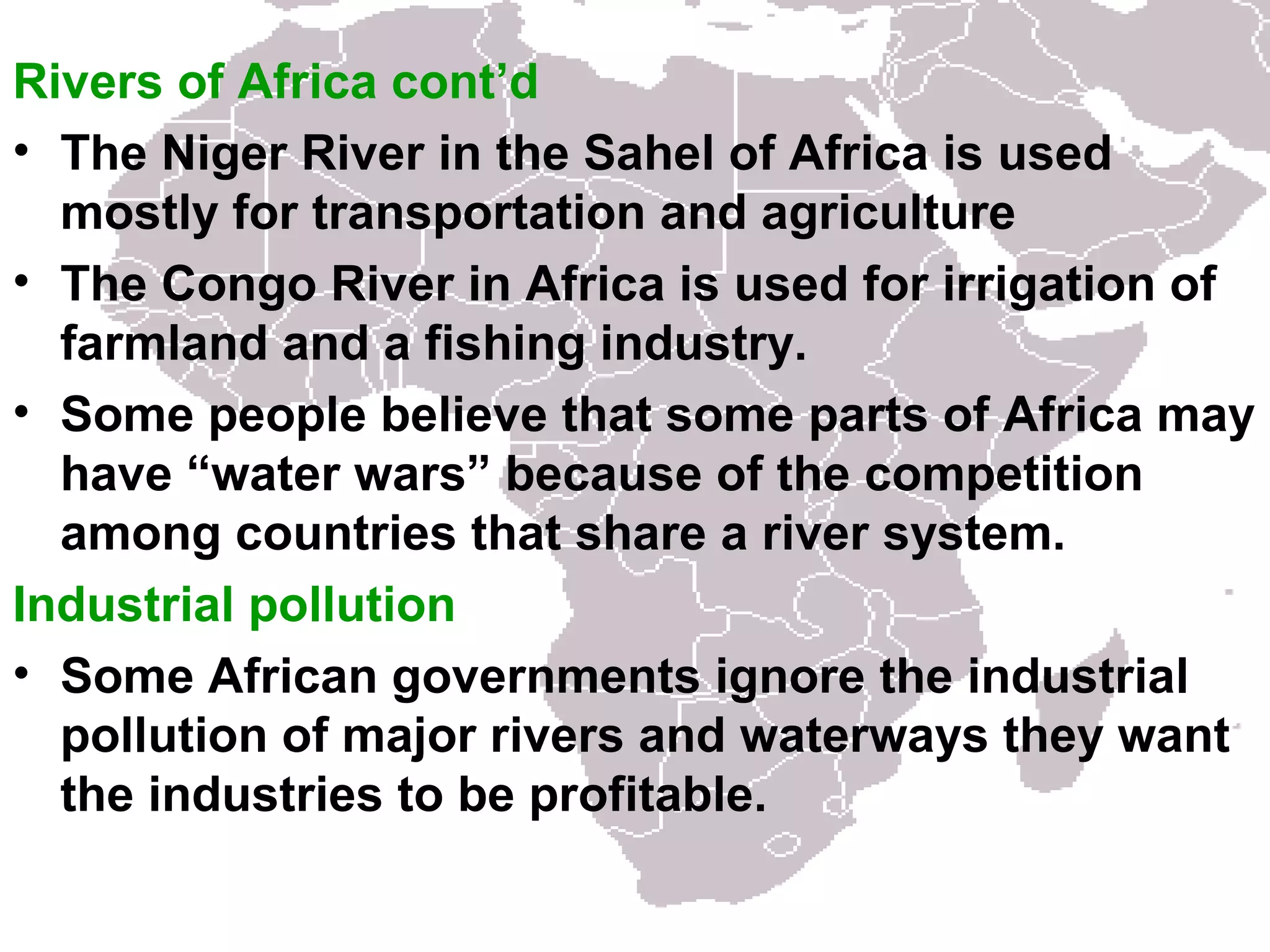Environmental issues of africa | PPT