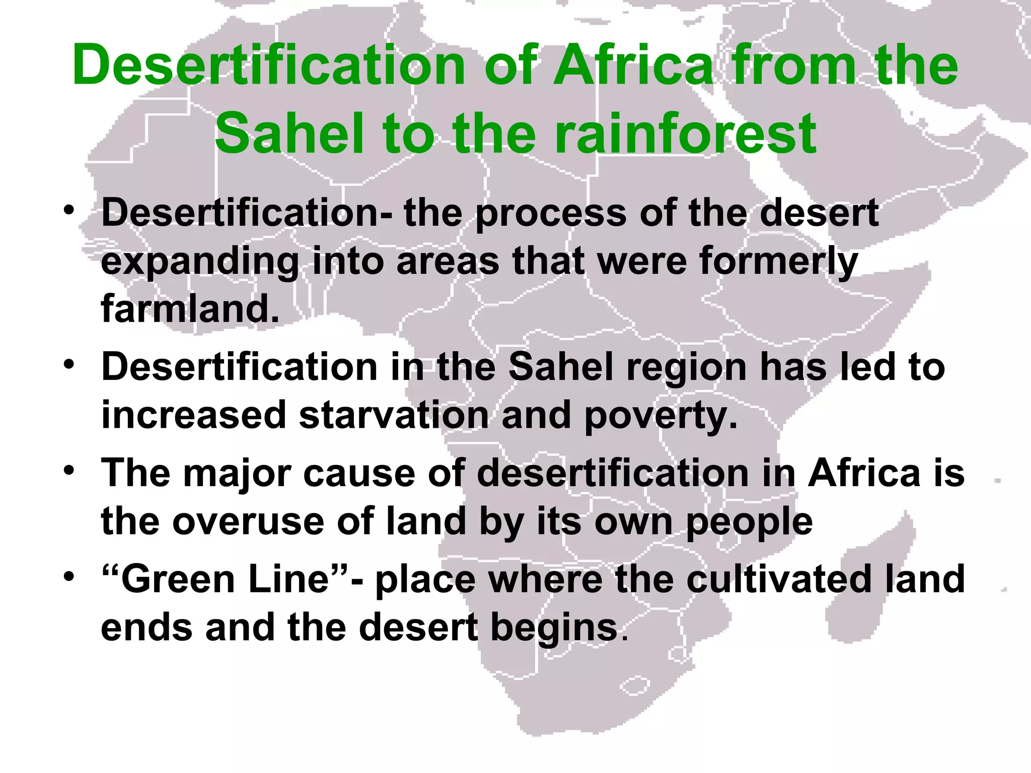Environmental issues of africa | PPT
