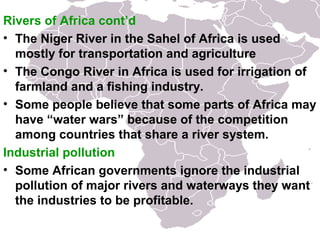 Environmental issues of africa | PPT