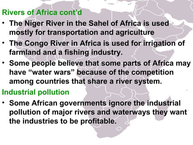 Environmental issues of africa | PPT