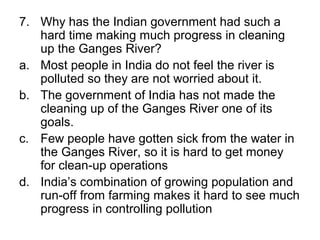 Environmental issues of south asia | PPT