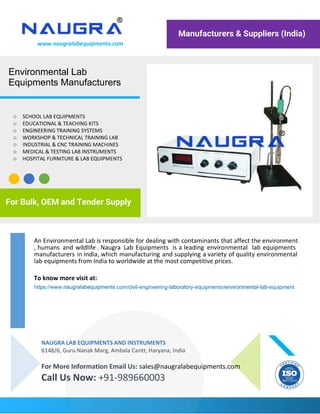 Environmental Lab Equipments Manufacturers.pdf
