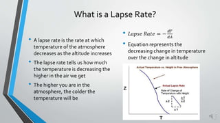 Environmental Lapse Rate vs Adibatic Lapse Rate | PPTX