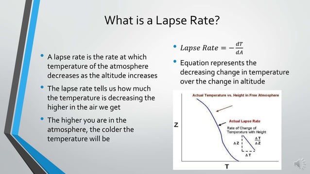 Environmental Lapse Rate vs Adibatic Lapse Rate | PPTX | Weather | Science