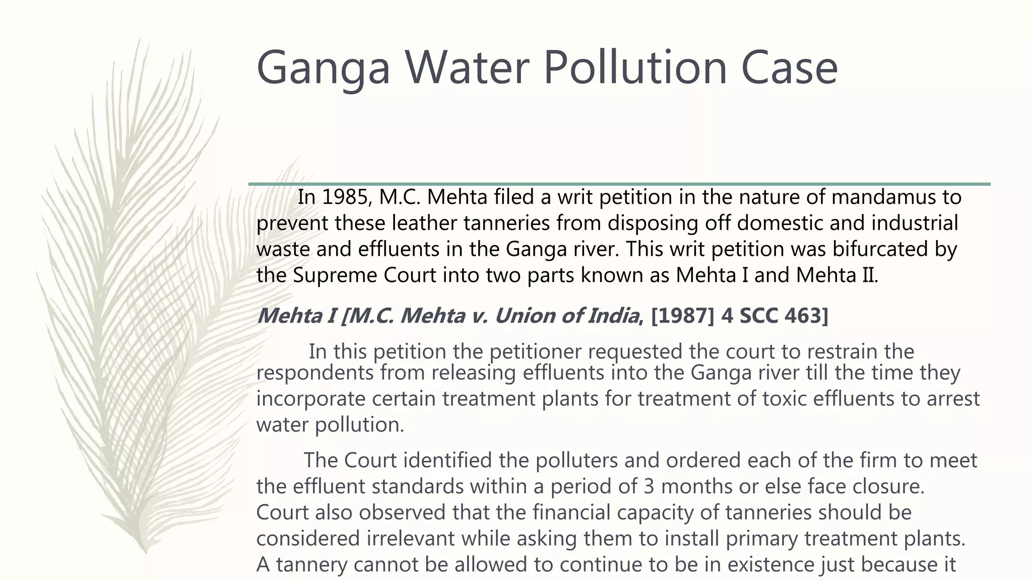Public Interest Litigation and Environmental law | PPTX