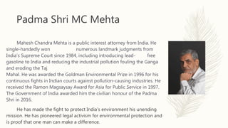 Public Interest Litigation and Environmental law | PPTX
