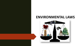 Environmental laws (international,Pakistan) | PPTX