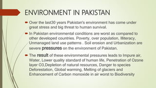 Environmental laws (international,Pakistan) | PPTX