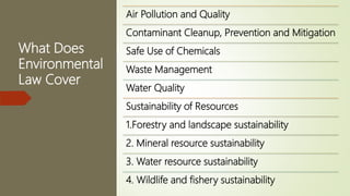 Environmental laws (international,Pakistan) | PPTX
