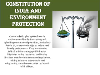 Environmental Laws in India : A brief overview | PDF