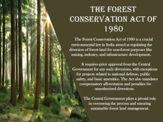 Environmental Laws in India : A brief overview | PDF