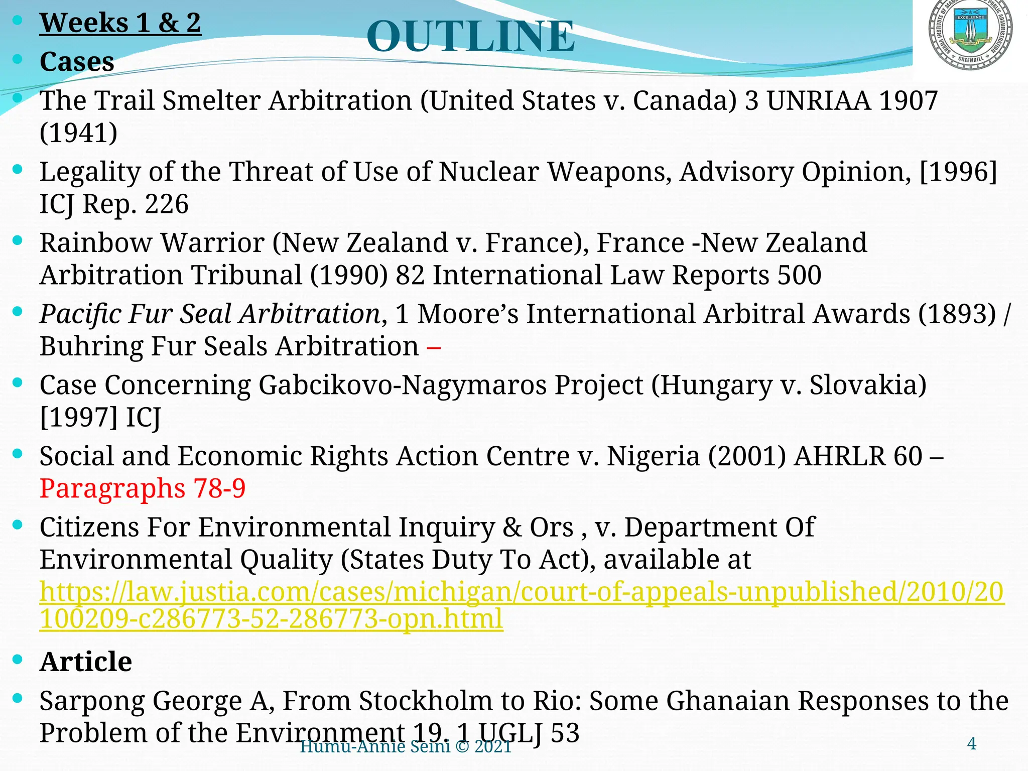 International Environmental law I Slide 2.ppt