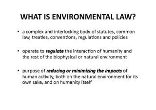 Environmental Laws | PDF