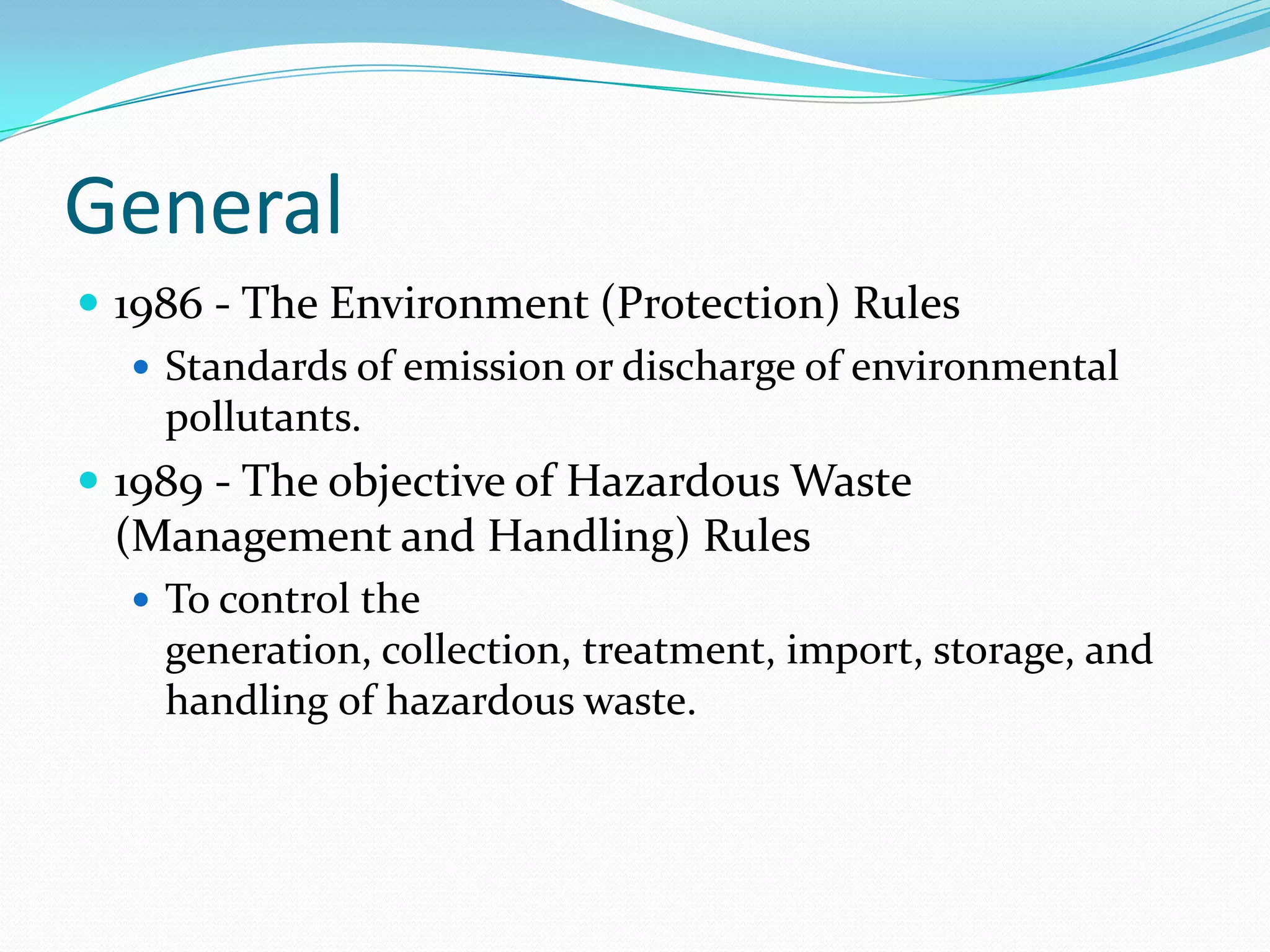 Environmental laws | PPTX