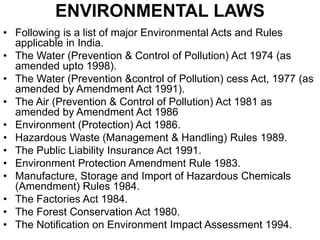 Environmental laws | PPT