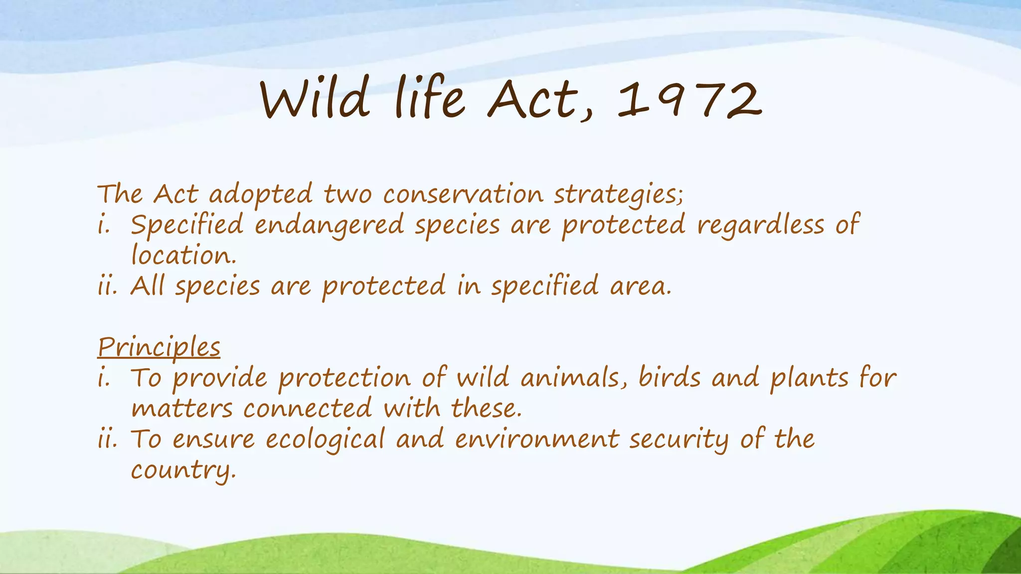 Environmental Laws Of India | PPTX