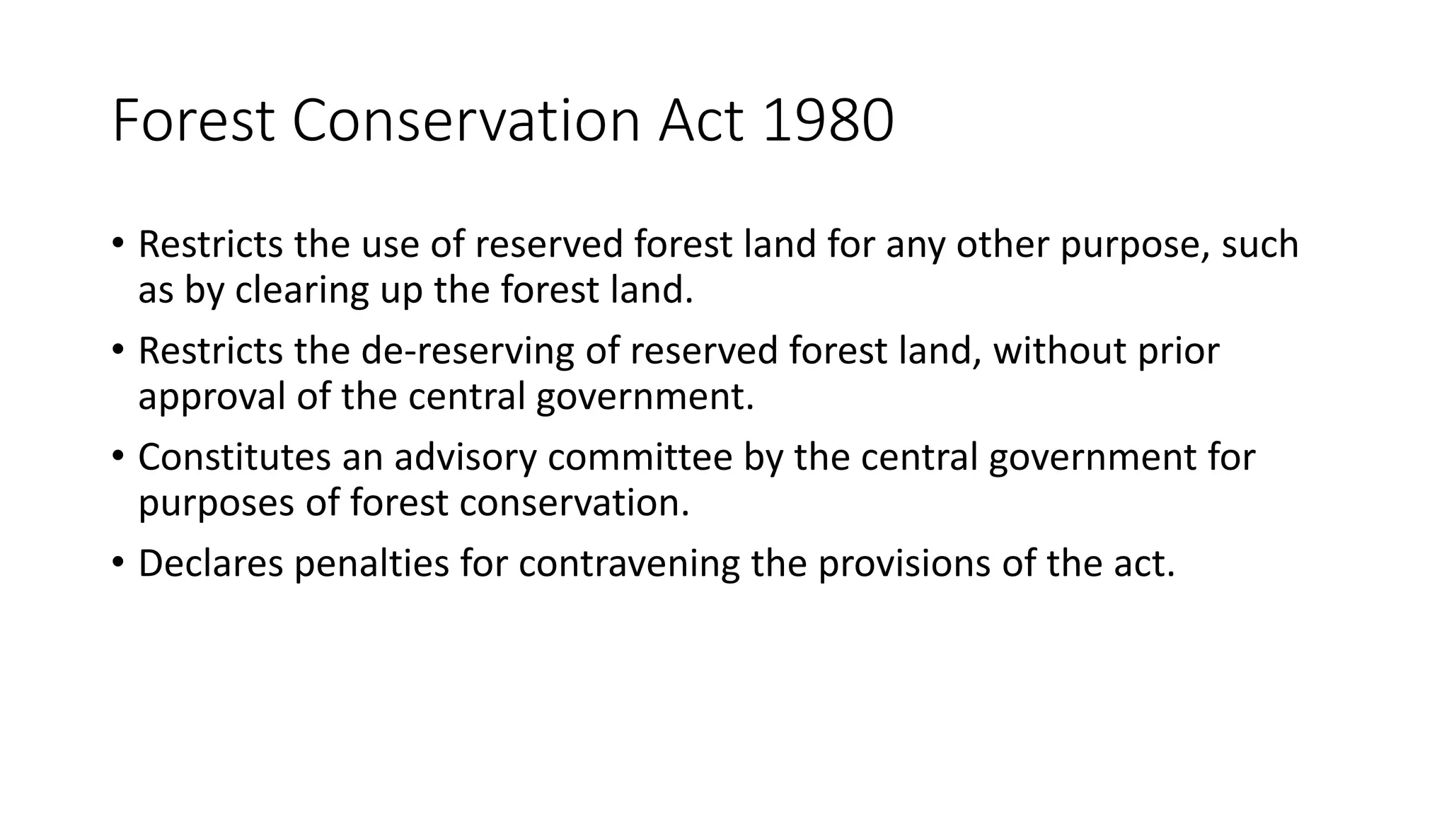 Environmental Laws in India | PPTX