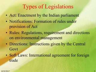 Environmental legislations | PPT
